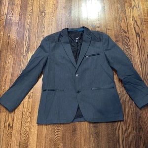 Bar III Suits & Blazers | Tartan Gray Double Vent Plaid Blazer 40r ...